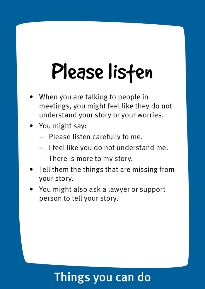 Health and feelings story cards - Legal Aid Queensland