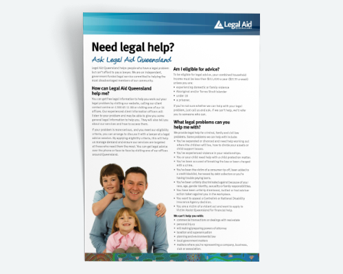 Publications and resources - Legal Aid Queensland
